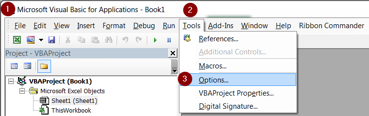 Getting started with VBA